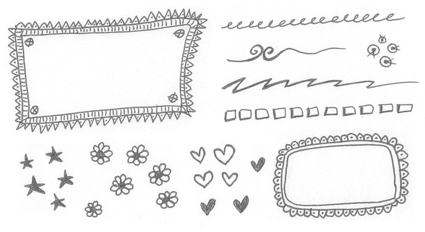 FREE Hand Drawn Borders - Tidy Design