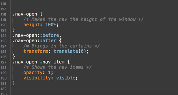 Curtain Mobile Nav | FREE CSS/JS Mobile Navigation | CodePen Mbl Nav