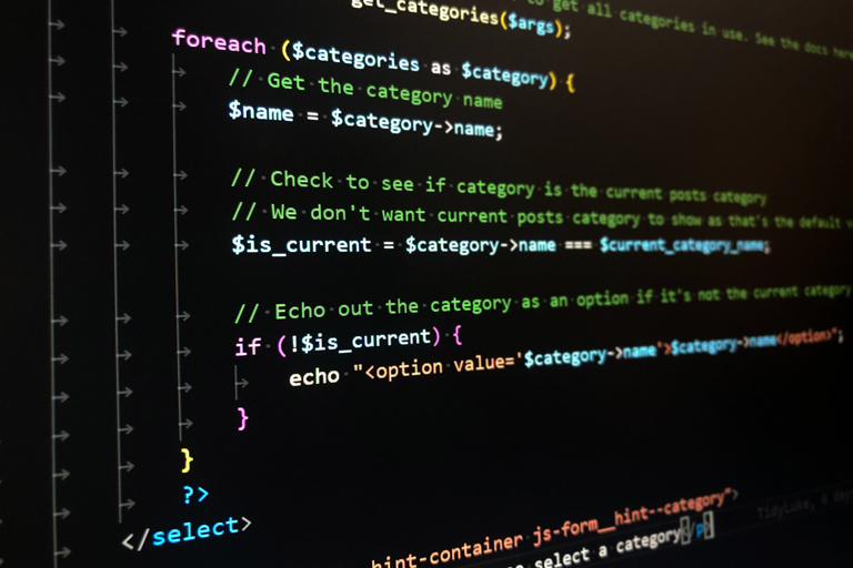 Outputting Categories into a Select Field - Tidy Design
